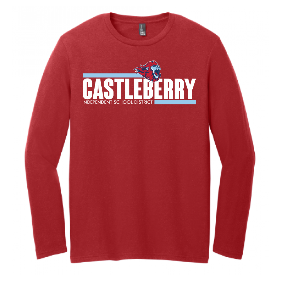 Castleberry :: TEES :: Castleberry Red LS